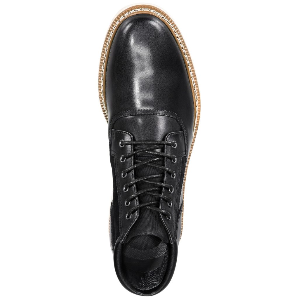 Alfani Men's Black Leather Rynier Lace-Up Boots